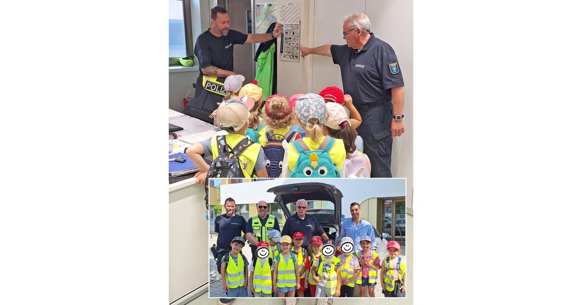 Besuch bei der Ordnungspolizei | Gemeinde Gross-Zimmern